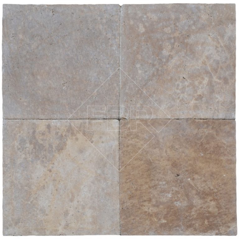 24x24 Noce Tumbled Travertine Paver (3cm) | FBR Marble | PAVERS – POOL ...