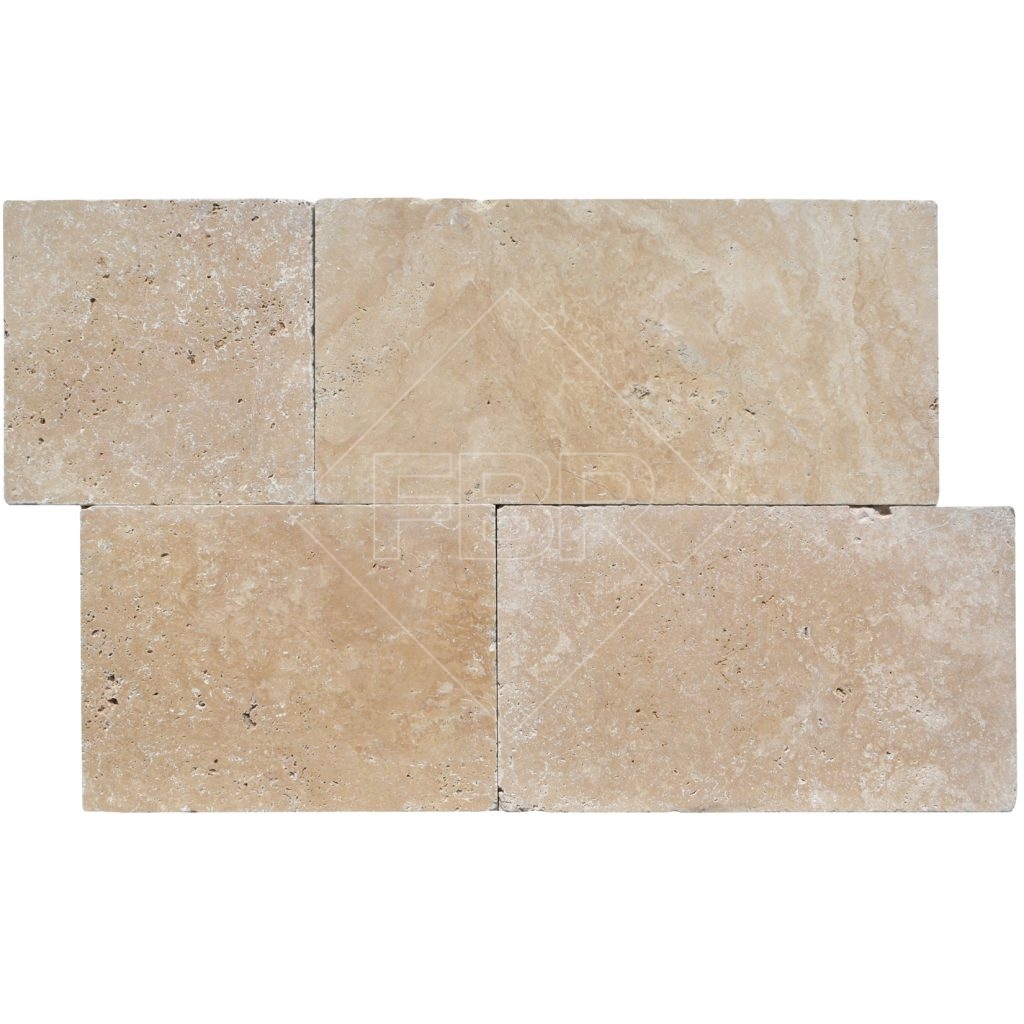 Sitra Tumbled Linear Pattern Travertine Paver (3cm) | FBR Marble ...