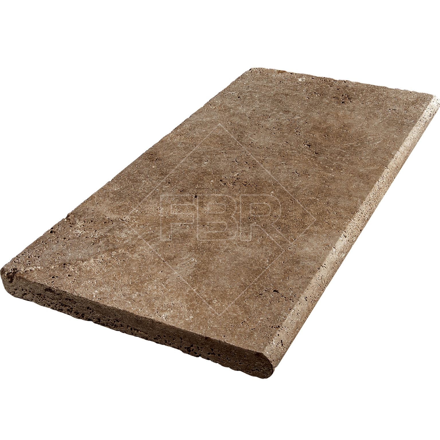 Noce Travertine Coping | FBR Marble | PAVERS – POOL COPINGS – WALL PANELS