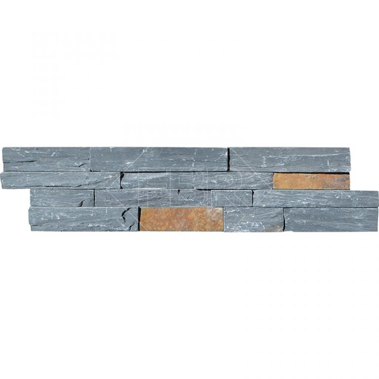 Charcoal Rust Splitface Slate Wall Panel | FBR Marble | PAVERS – POOL ...