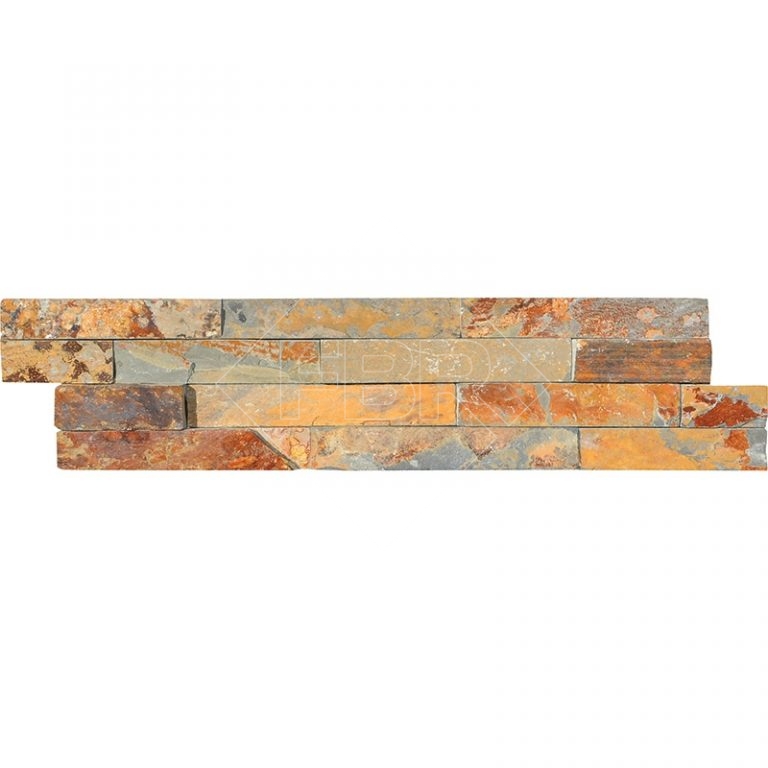 California Gold Splitface Slate Wall Panel | FBR Marble | PAVERS – POOL ...